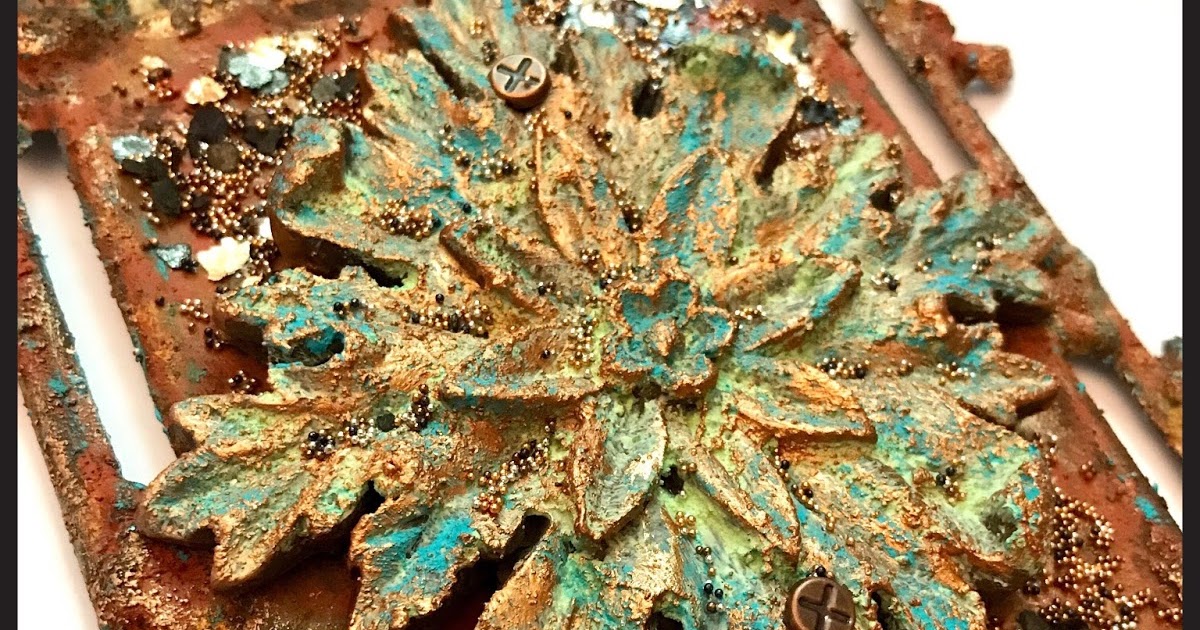 FRIENDS in ART: A Rust and Patina Paste Makeover