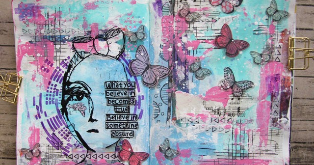 Scrappelyst: Believe in something absurd - Art Journal