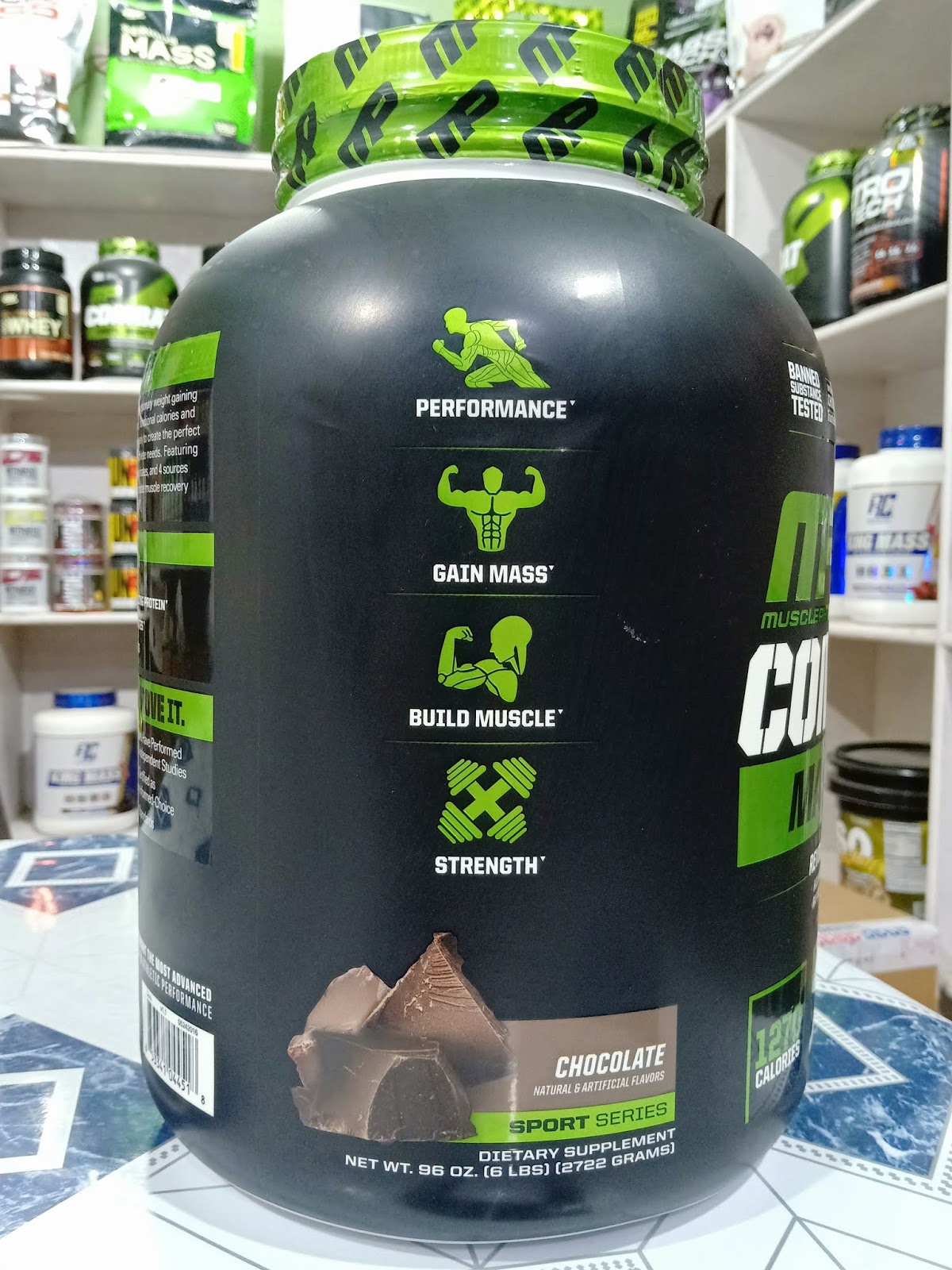 Muscle Pharm XL Mass Gainer Combat - 2.72 kg - NCRFS