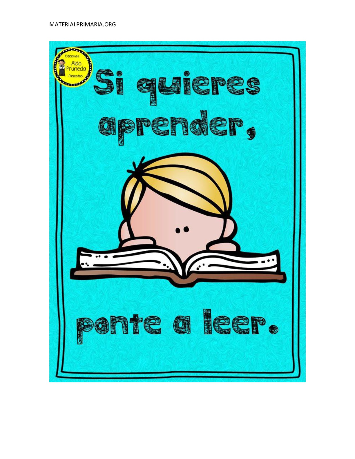 RECURSOS Y ACTIVIDADES PARA EDUCACIÓN INFANTIL: UN BUEN LECTOR