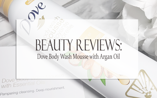 Prairie Beauty: REVIEW: Dove Body Wash Mousse with Argan Oil