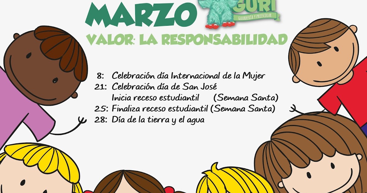 Guri Guri Guardería y Preescolar: ACTIVIDADES MARZO
