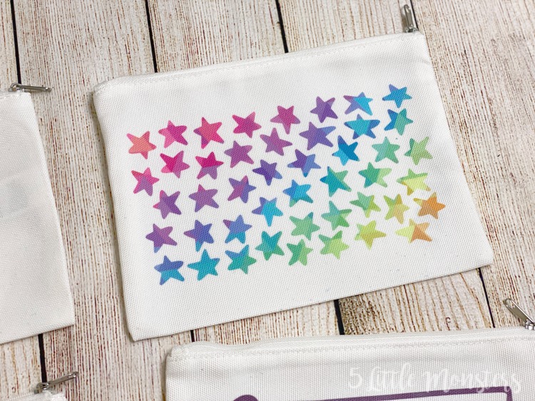 5 Little Monsters: Infusible Ink Cosmetic Bags