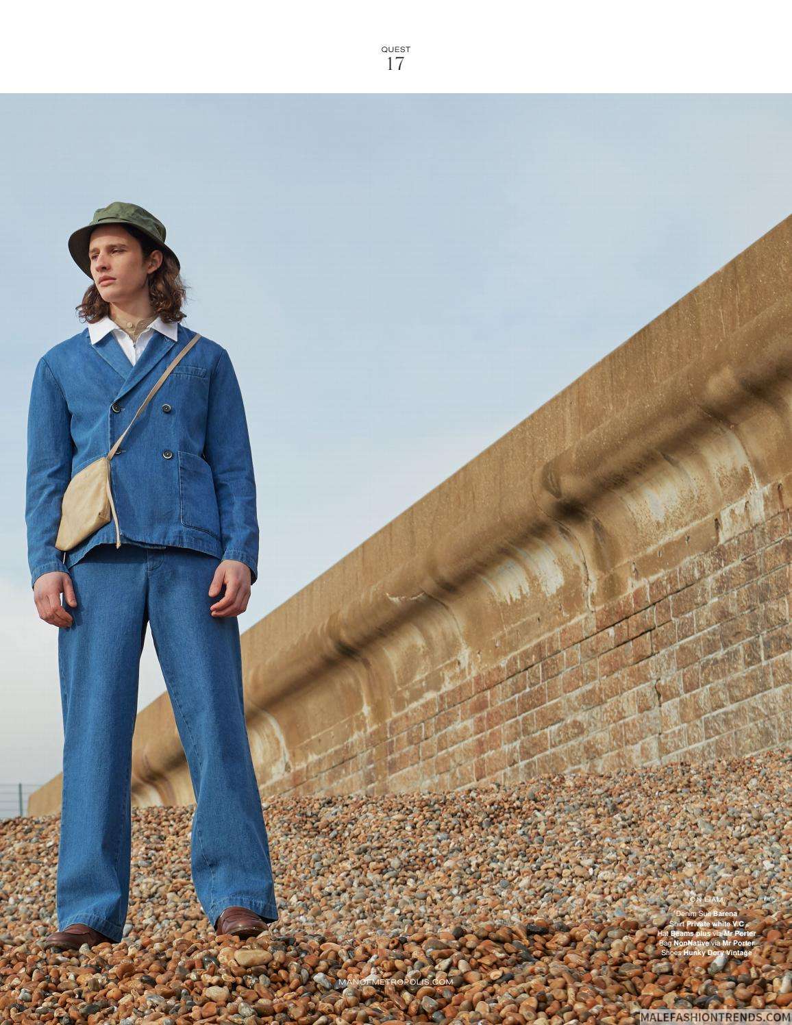 Liam Gardner para Man of Metropolis en fotos de Johny Storey