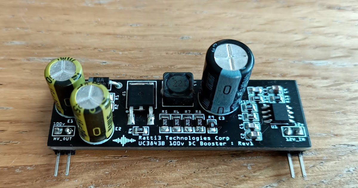 Designing and building a DC to DC high voltage booster for tubes