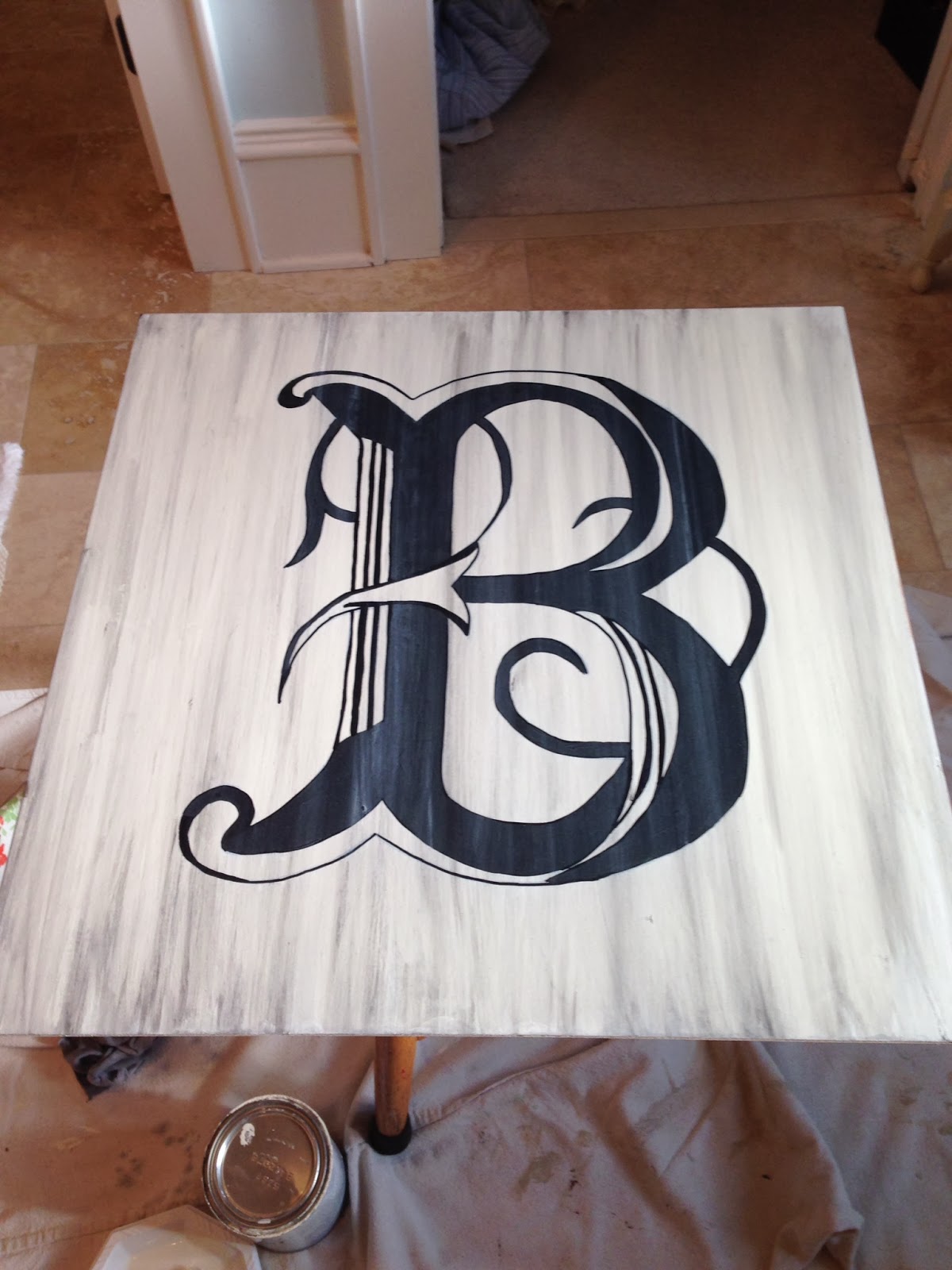 Locksley Lane: Making An Initial Sign