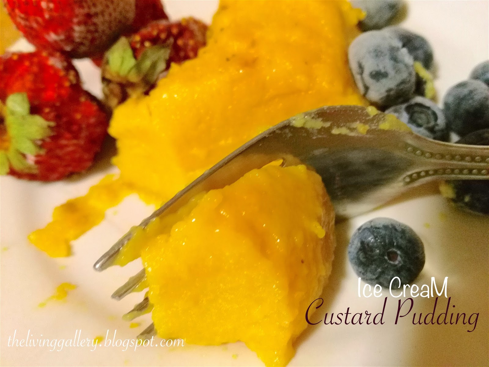 ICE CREAM CUSTARD PUDDING