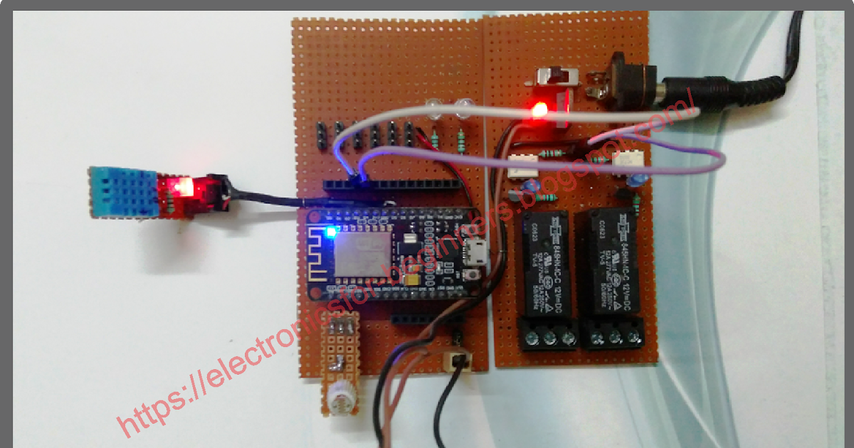 Home automation based on Cayenne IoT platform.