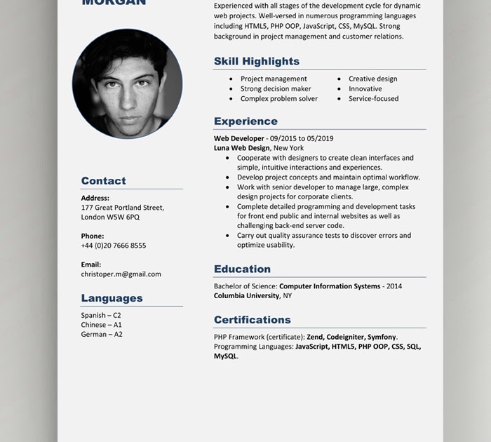 How to make a good CV?
