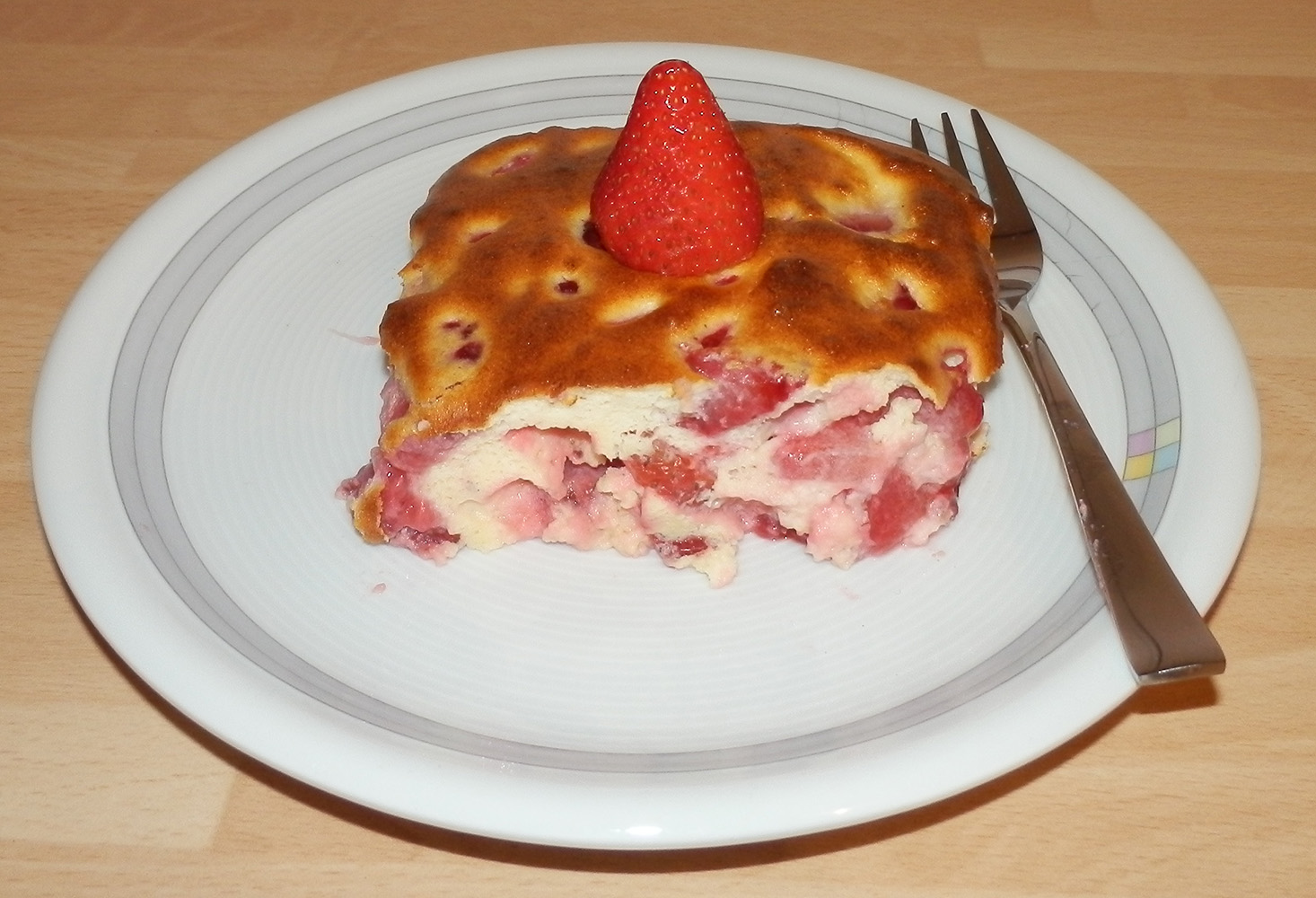 Diese, Solche und Andere Rezepte: Leichter Topfen-Erdbeeren Auflauf