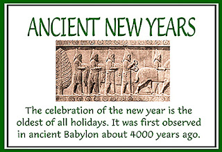 Samantha Gentry's Blog: History of New Year's Celebrations