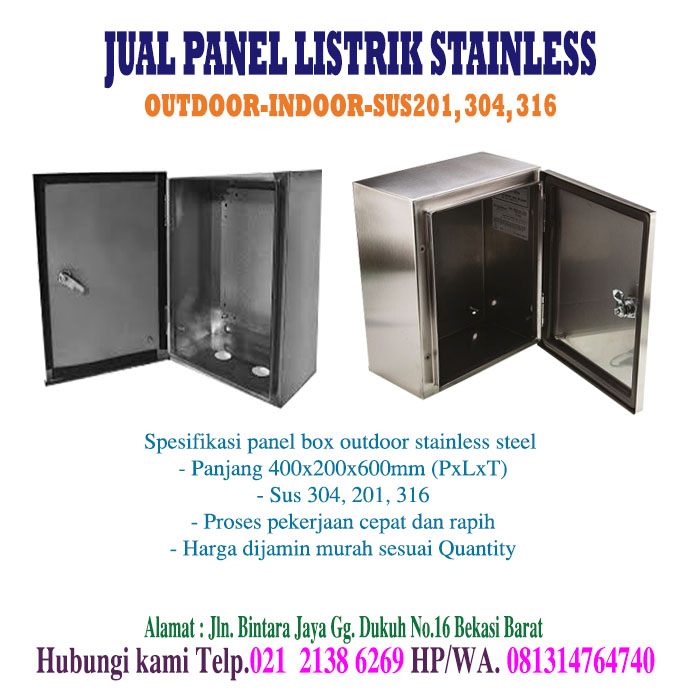 Panel Box Stainless terbaik harga murah,Produk Panel Box Stainless 304 ...