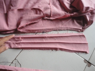 Tutorial permak, membesarkan baju gamis yang kekecilan