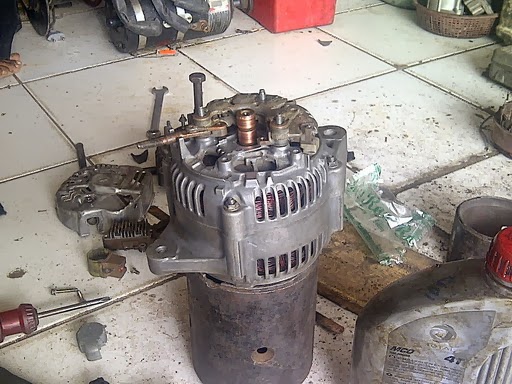 Share perbaikan Alternator Aerio dan ganti shockbreaker dengan Baleno ...