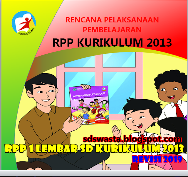 Contoh RPP 1 Lembar SD Kurikulum 2013 Revisi 2019