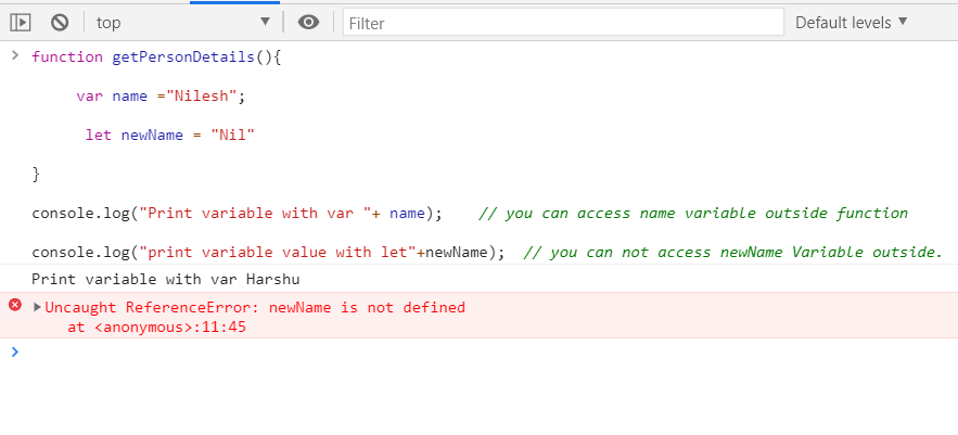 let - Keyword in JavaScript (Block scope) let - Keyword in JavaScript (Block scope)