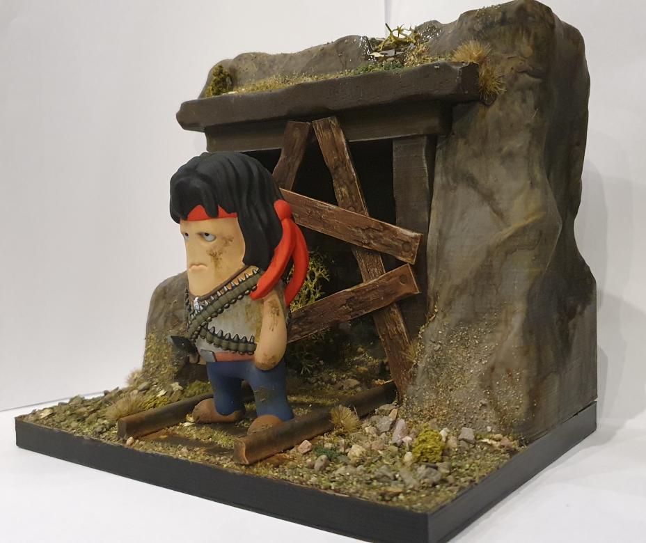 3D printed Rambo First Blood Diorama - By community member DiyLabotomy ...