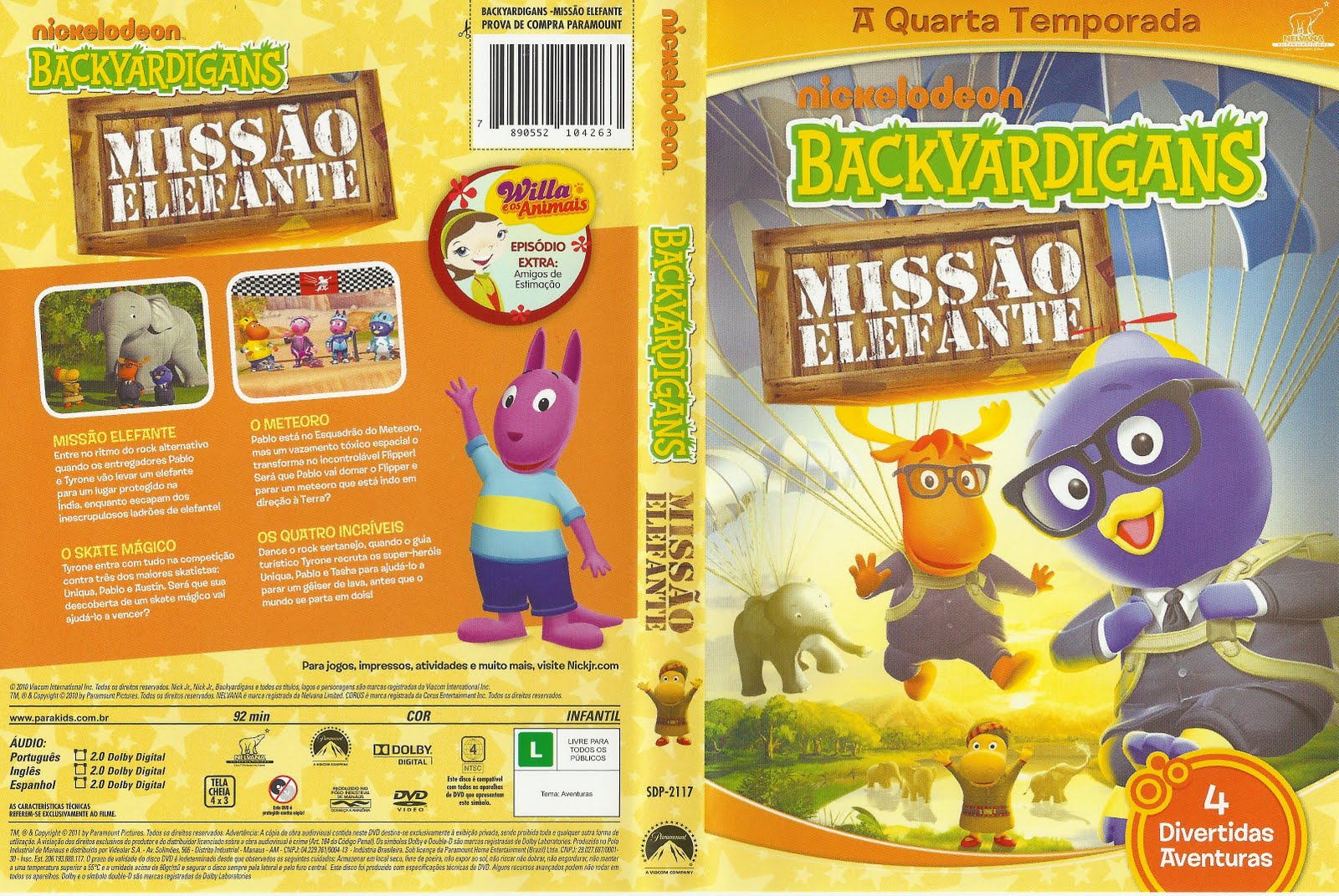 Backyardigans - Missão Elefante | Covers Filmes Capas de Filmes