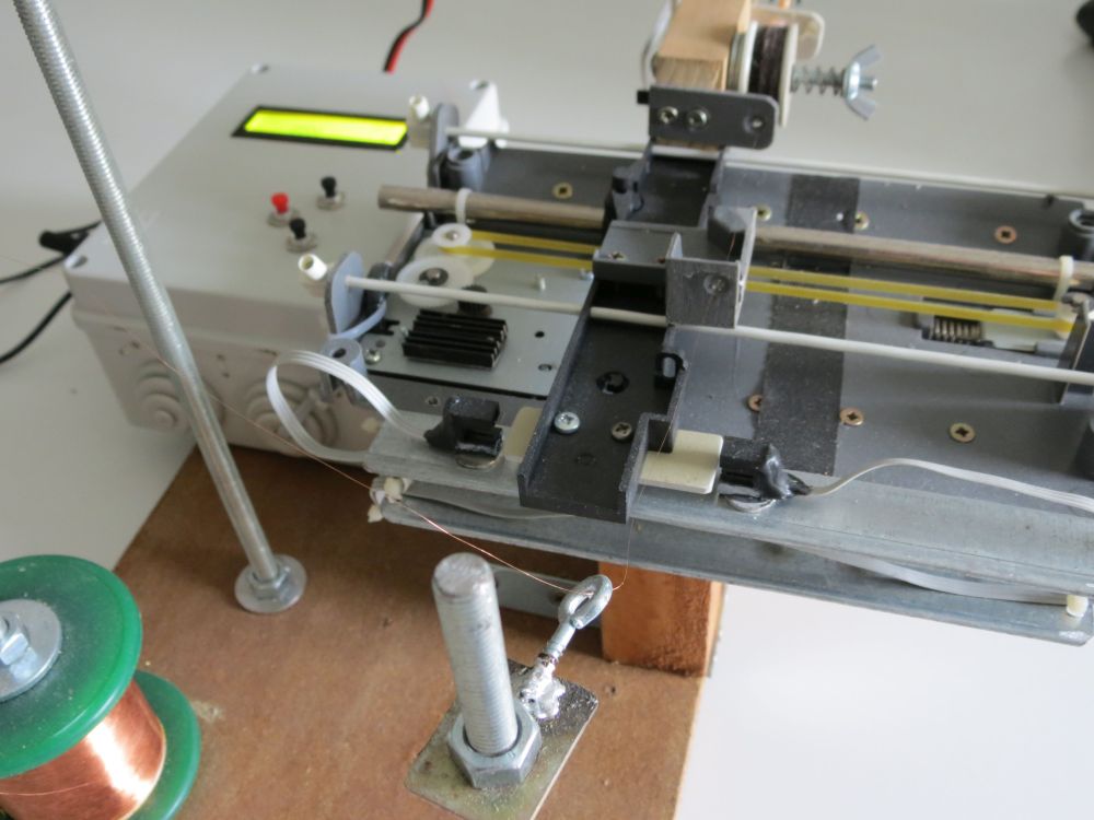 Davide Gironi: A CNC Pickup Winding machine built on an ATmega8