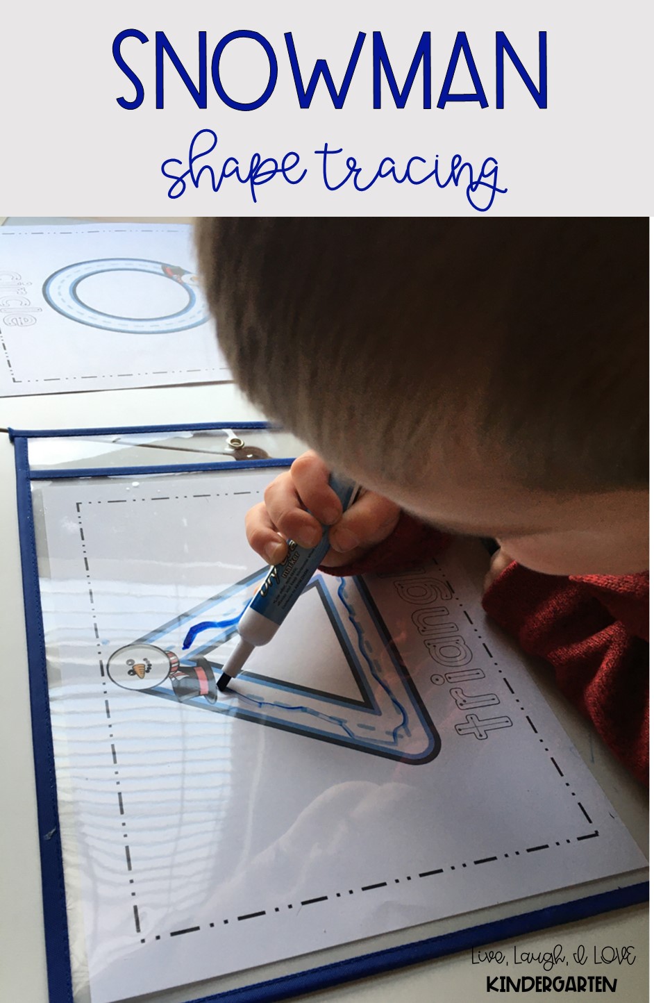 I love these tracing sheets because they can be used with dry erase ...