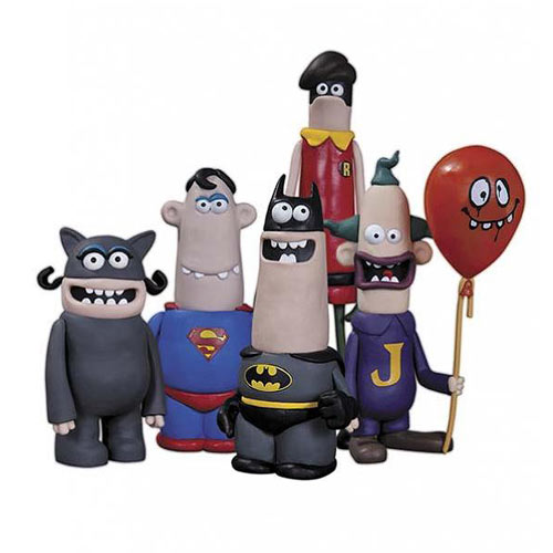 The Blot Says...: DC Nation Aardman Animations Action Figure 5 Pack by ...