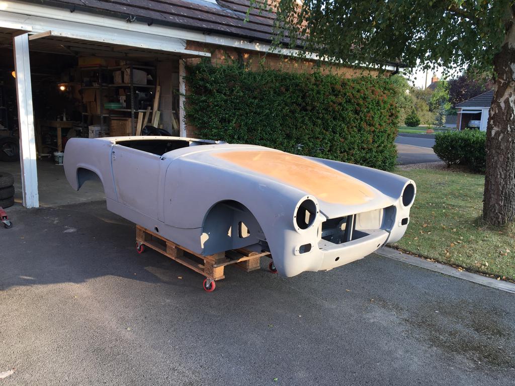 MG Midget 1965 MKII Restoration Project: Blasting Chassis