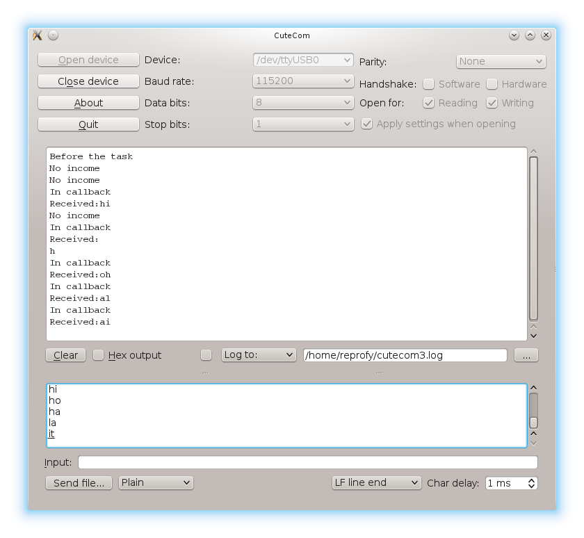 Embedded Den: First steps with stm32l152. Uart handling.