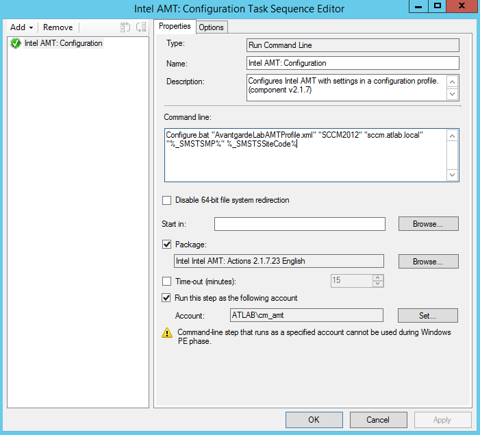 Intel SCS Task Sequences not working with SCCM 2012 R2 | Intel AMT ...