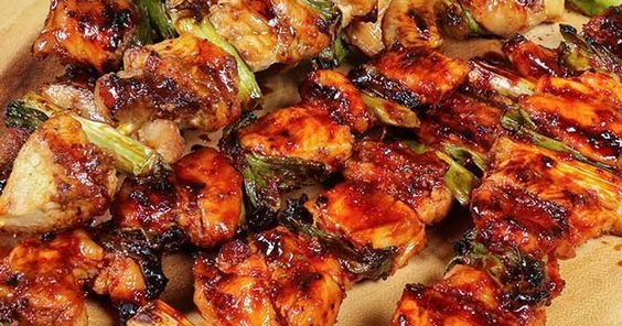 Dakkochi, Korean Chicken on a Stick - Secret Delicious Recipes Foods