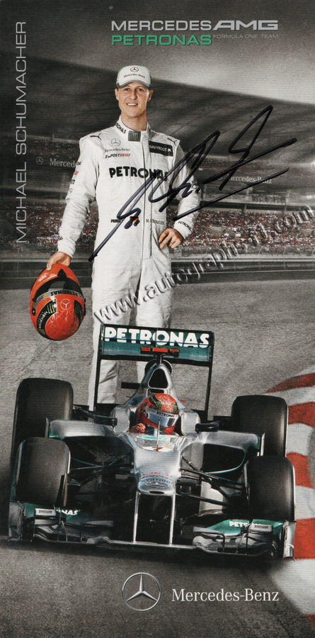Autographs-F1: Michael SCHUMACHER
