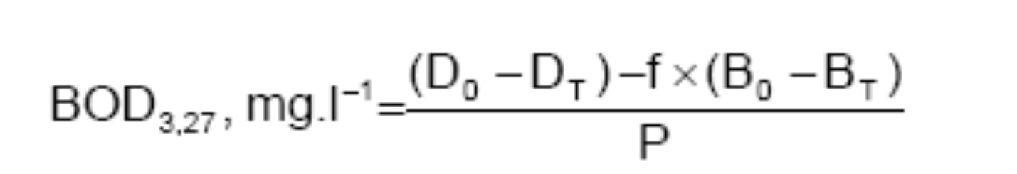 SUHADAK BLOG: BOD (3 DAYS, 27°C)