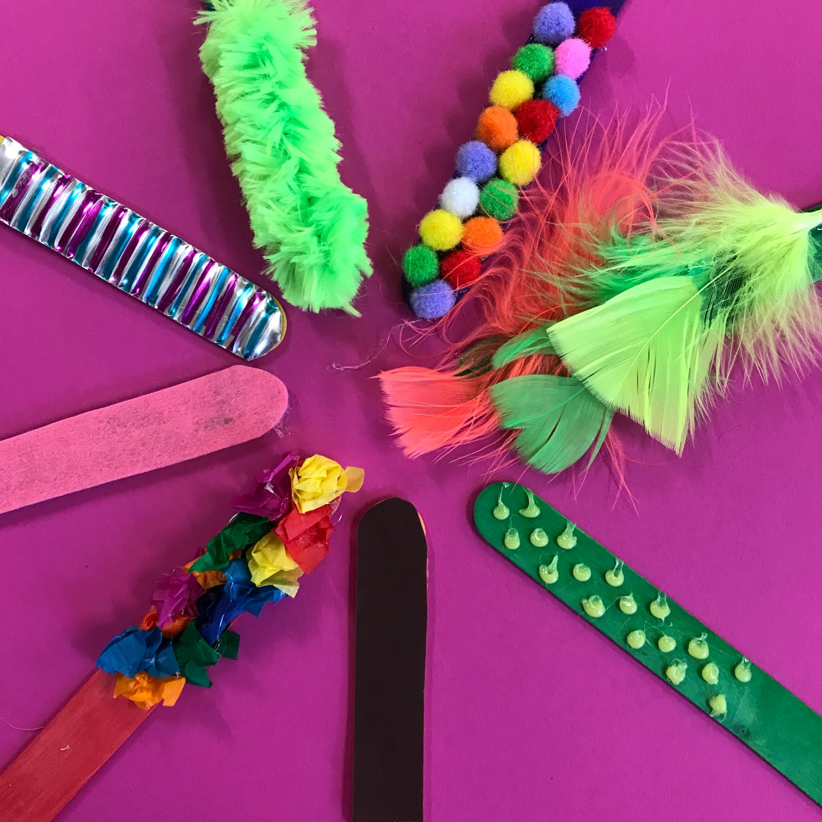 Mini Matisse: Tactile Texture Sticks