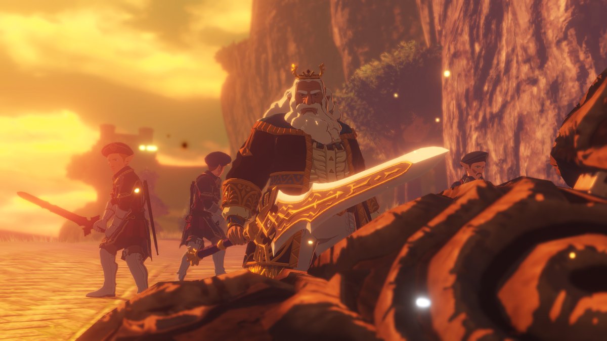 Hyrule Blog - The Zelda Blog: Age of Calamity: Artworks for King Rhoam ...