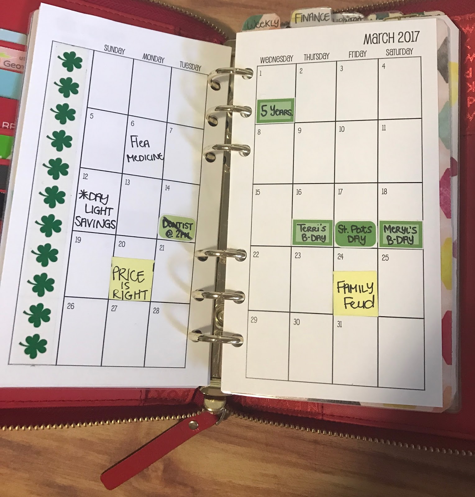 Personal Planner Setup