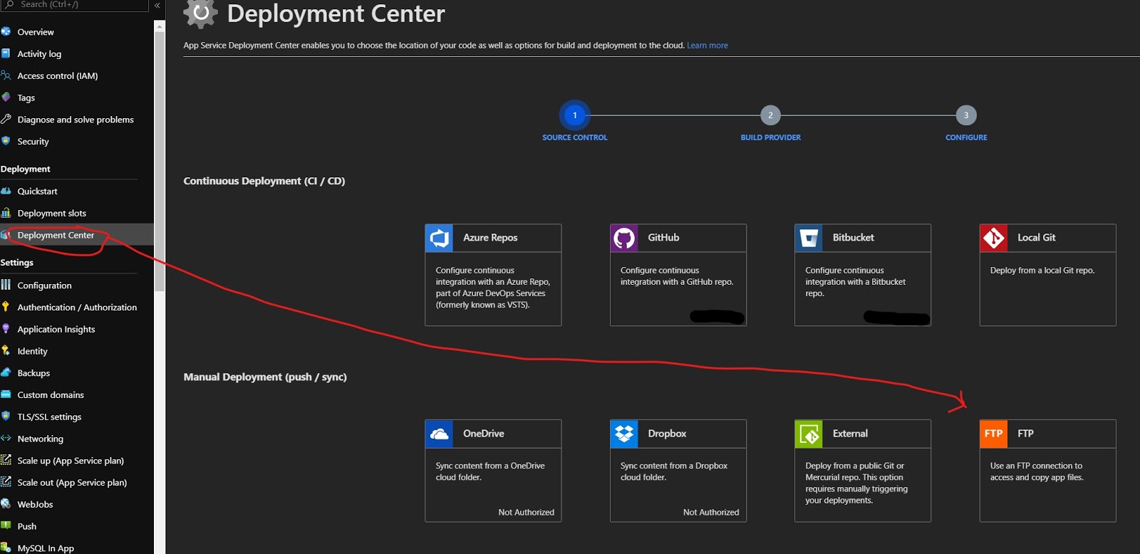 Welcome To Azure Functions And App Services Blog Azure Web App Multiple Ftp Users
