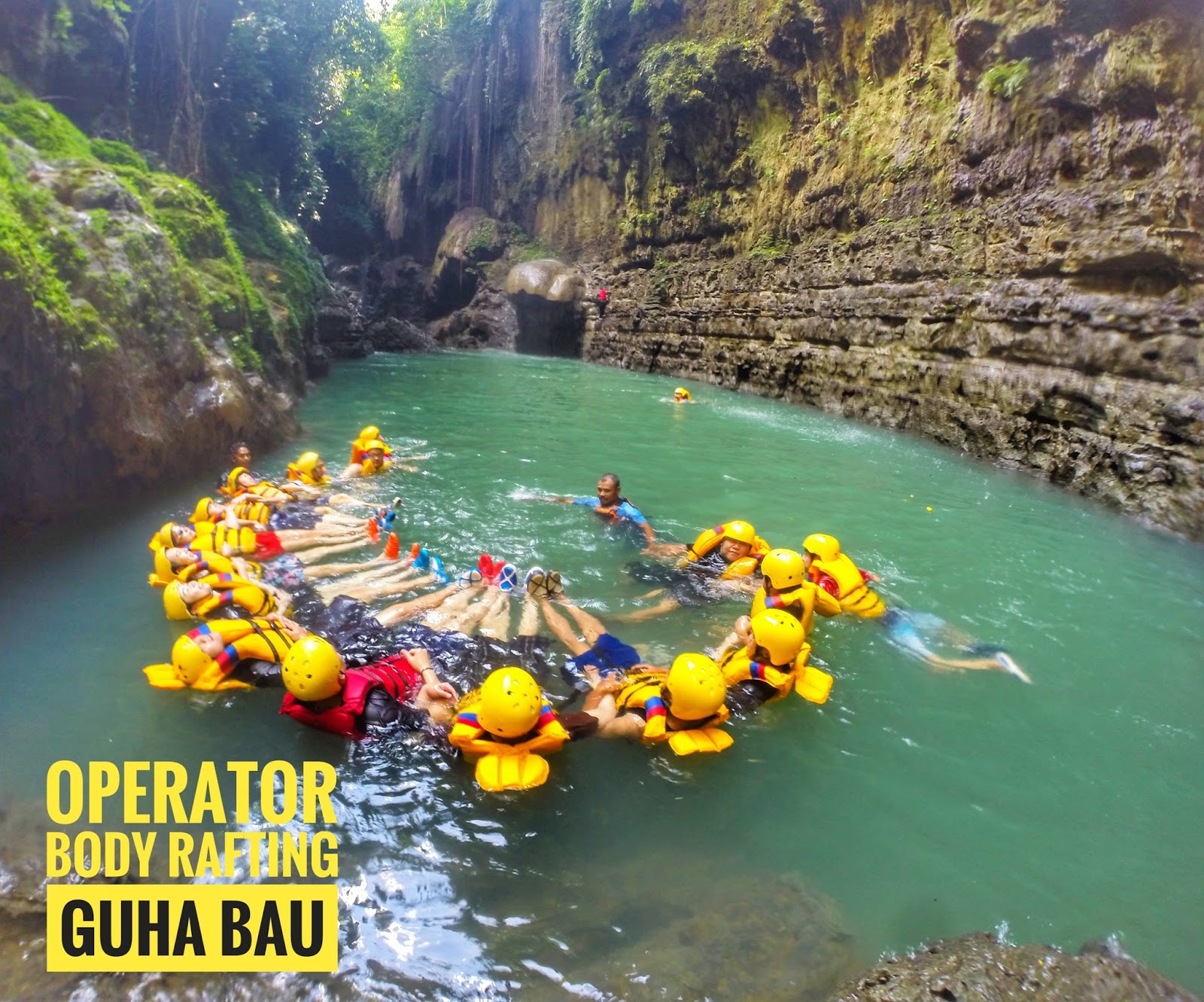 Paket Body Rafting Pangandaran - Operator Body Rafting Guha Bau
