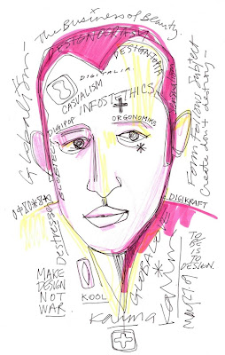Design : Sketch, Karim, recueil de croquis du designer Karim Rashid ...