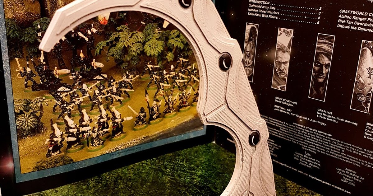 3D Printed Eldar Webway Gate - Jade Gaming News