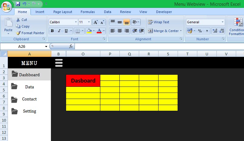 Tutorial Membuat Menu Webview di Microsoft Excel - TUTORIAL DEXCEL Tutorial Membuat Menu Webview di Microsoft Excel - TUTORIAL DEXCEL