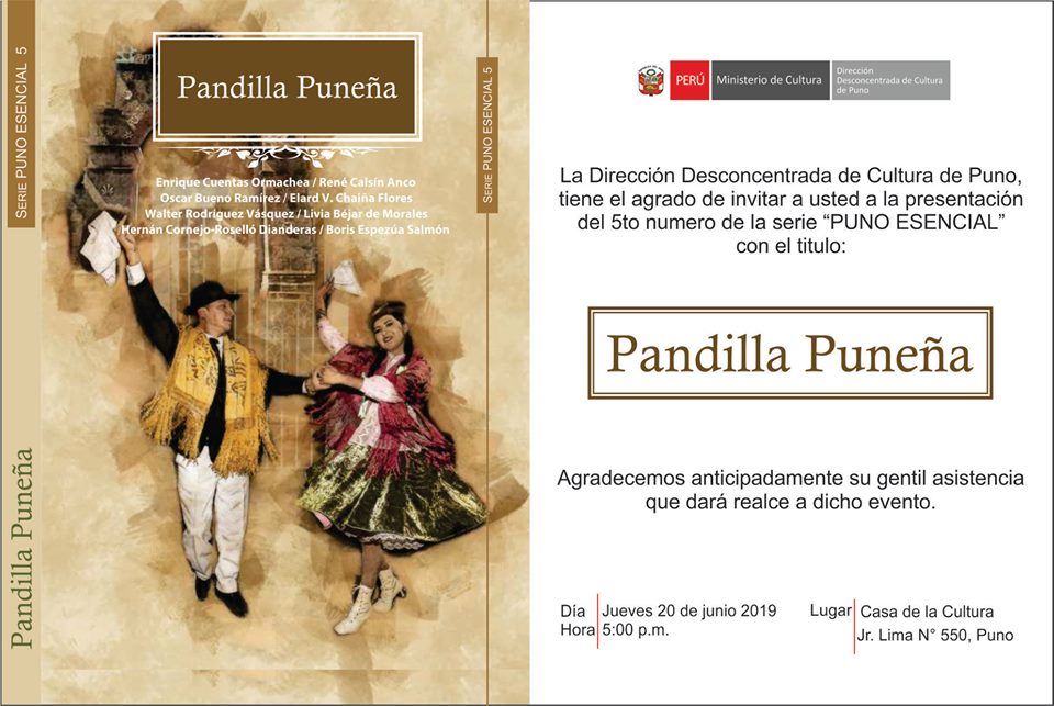 Yachay: Pandilla puneña: presentación de libro