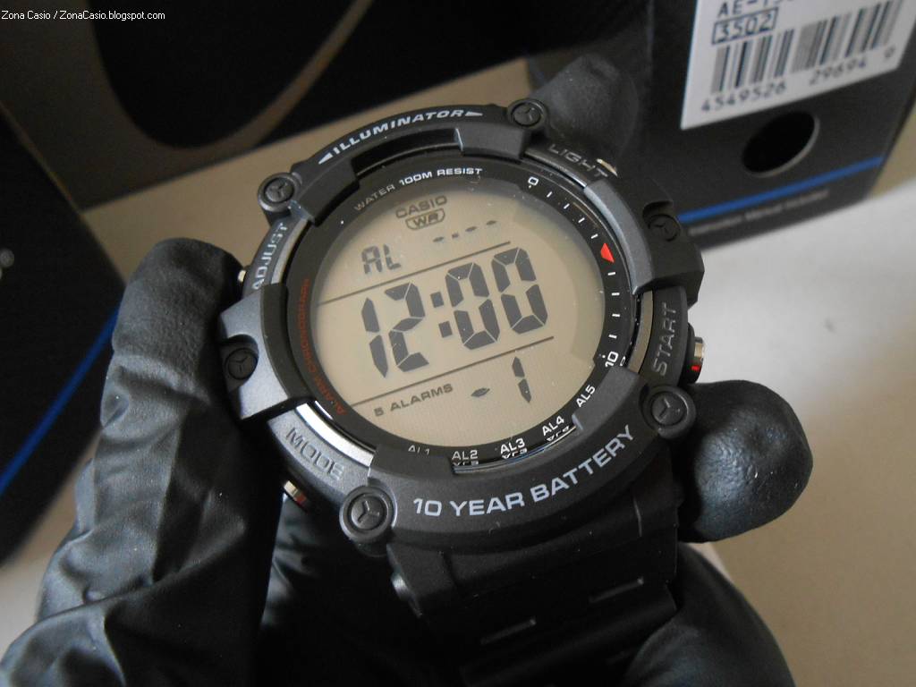 Zona Casio: Prueba del Casio AE-1500: la mimetización con el entorno