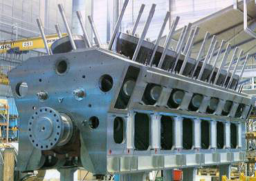 4 - Stroke Marine Diesel Engine Construction