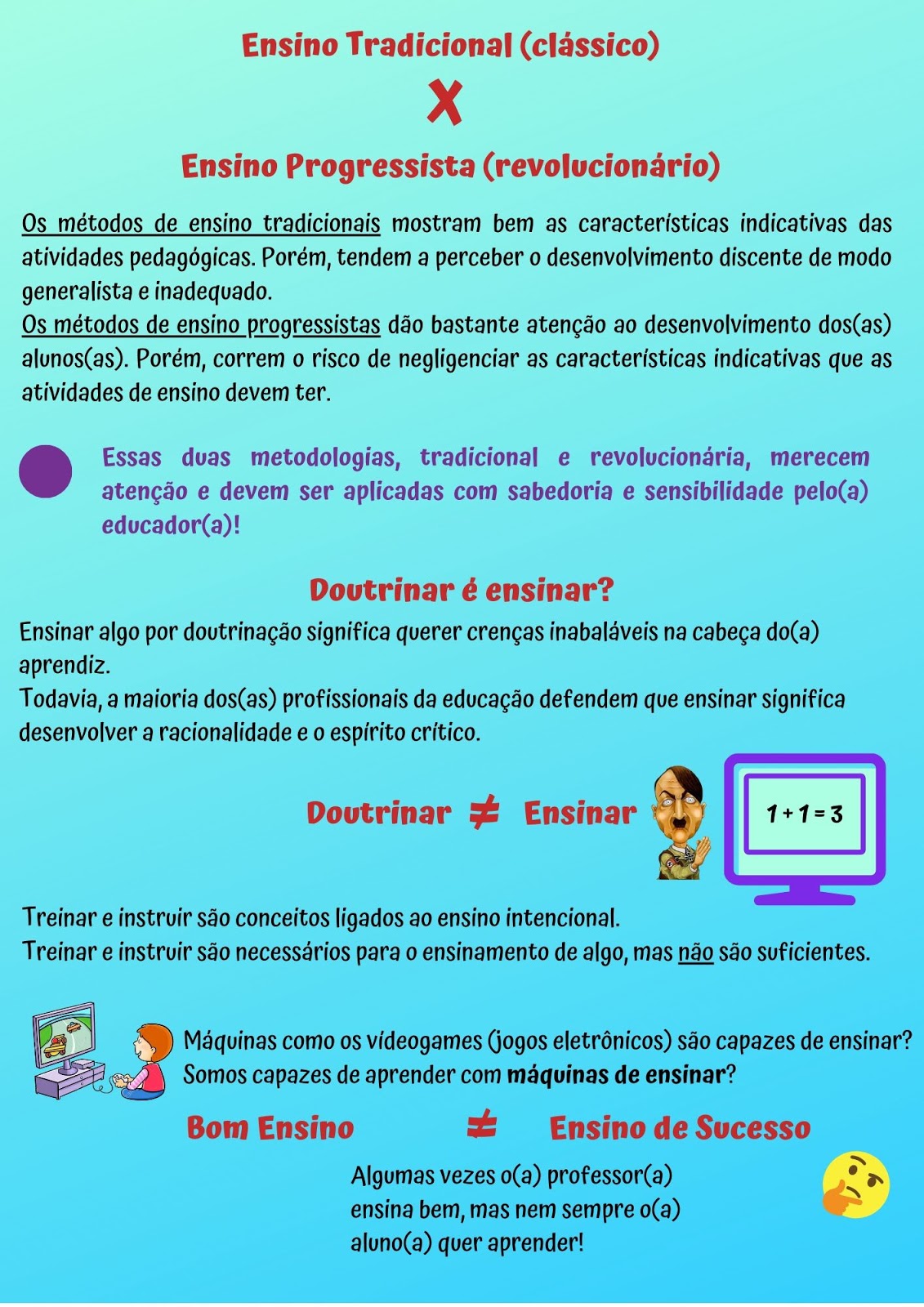 INFOGRÁFICO - O que é ensinar? ~ BLOG DO PROFESSOR PAULO