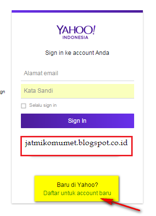 Cara Mudah Buat Akun Gmail: Cara Buat Akun Yahoo