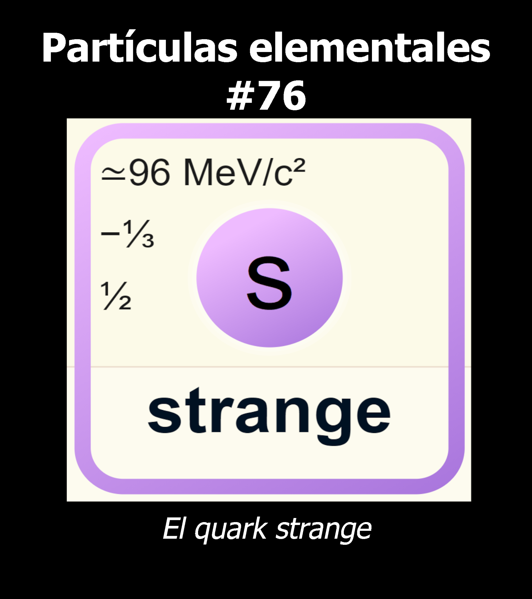 ROLscience: El quark strange