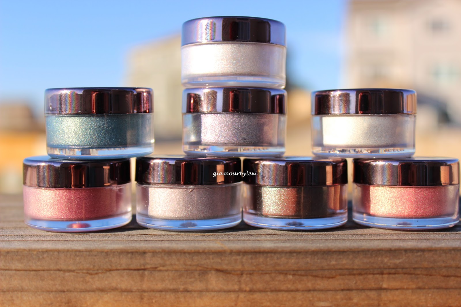 Glamour By Lexi R: Makeup Geek Duo Chrome Pigments (Swatches & Review)