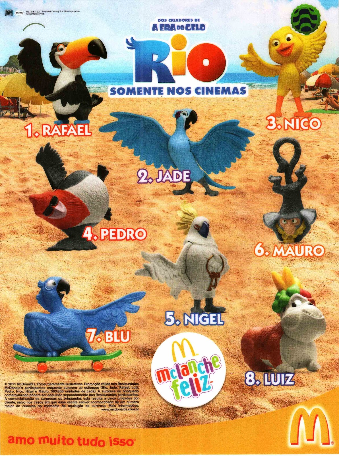 LINDÓIA SHOPPING -RS: Estréia do Filme Rio + Mc Lanche Feliz = Criança ...