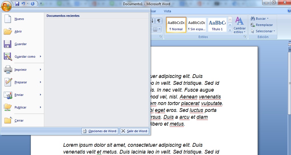 Como imprimir un documento desde el procesador de texto Word | es.Rellenado