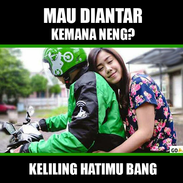Kumpulan Gambar Meme Tentang GOJEK Terbaru