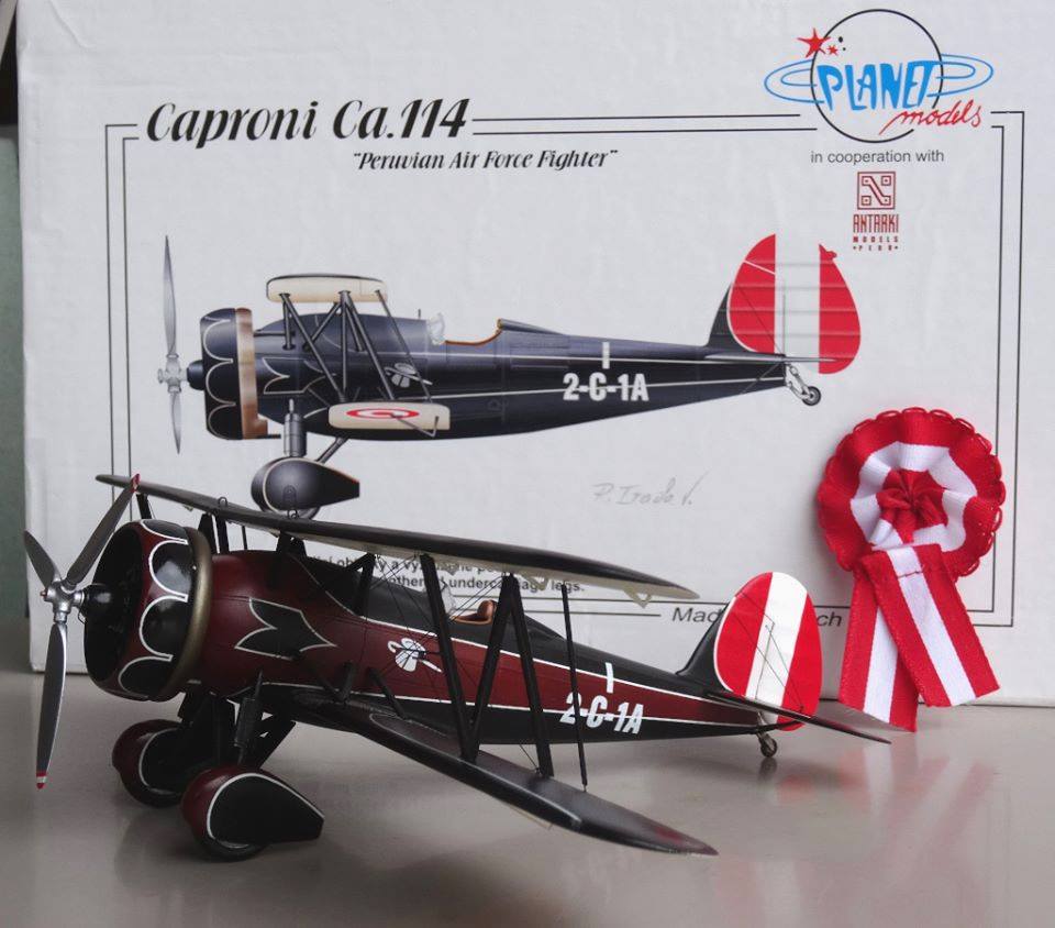 Caproni Ca 114 1/48 - postavený model